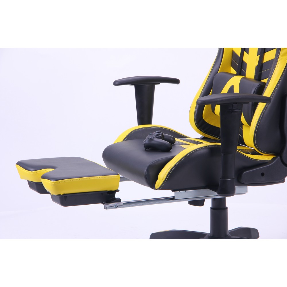 Геймерское кресло VR Racer BattleBee черный / желтый - 133079 - купить ...